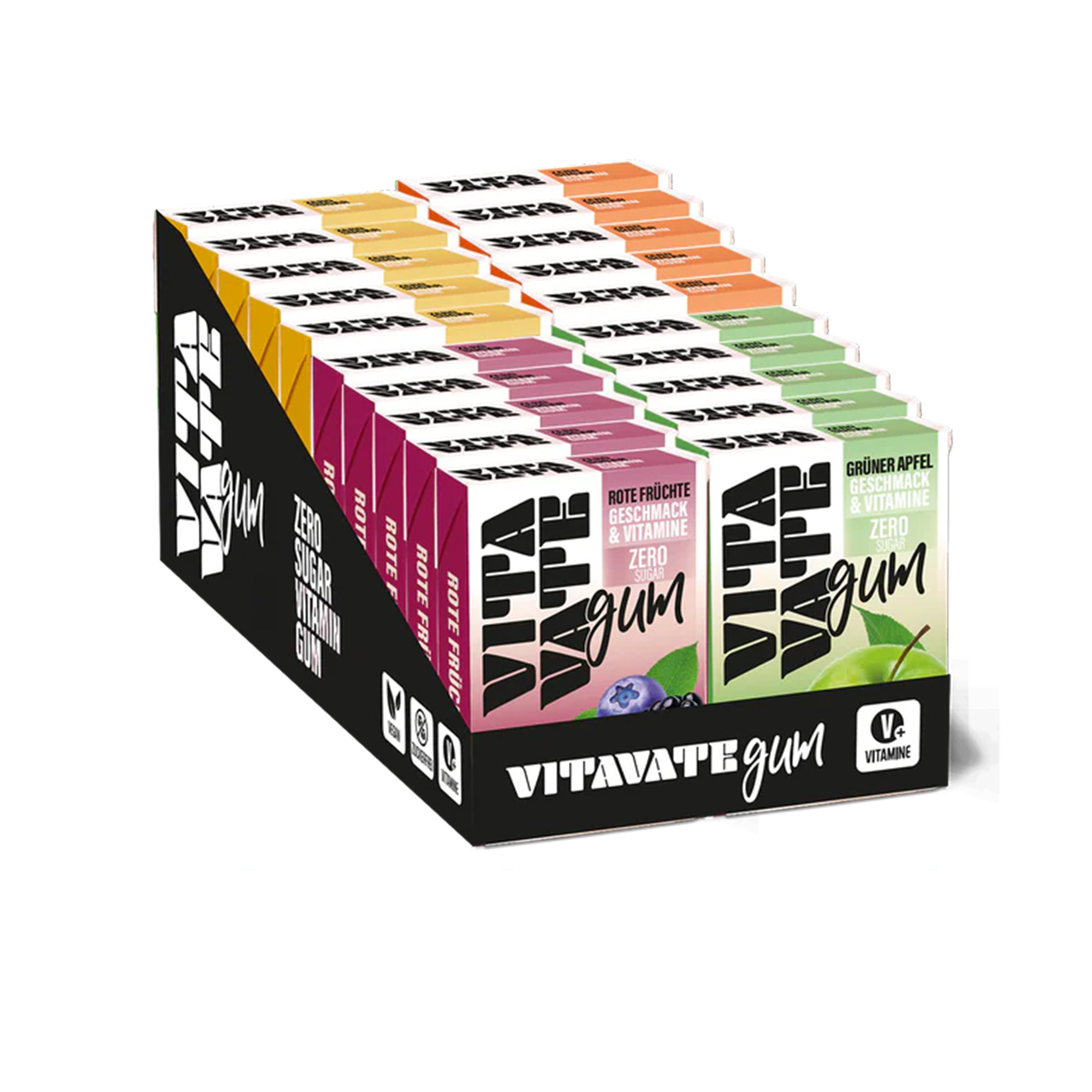20er-Pack (240 Gums) Vitavate Gum Mischtray – Vitavate-Shop